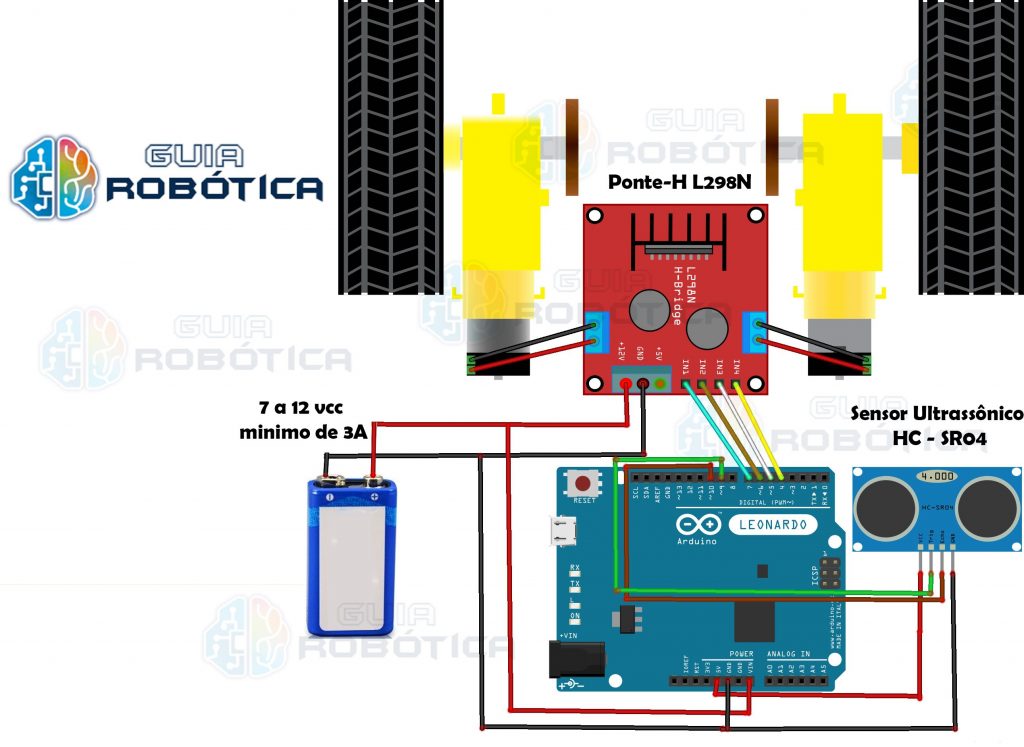 Como fazer um Robô que Desvia de Obstáculos Saiba Tudo sobre.