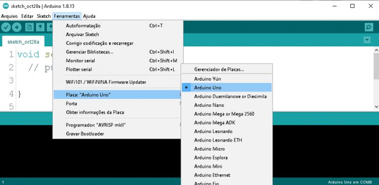 Arduino COMO começar: Faça seu primeiro programa